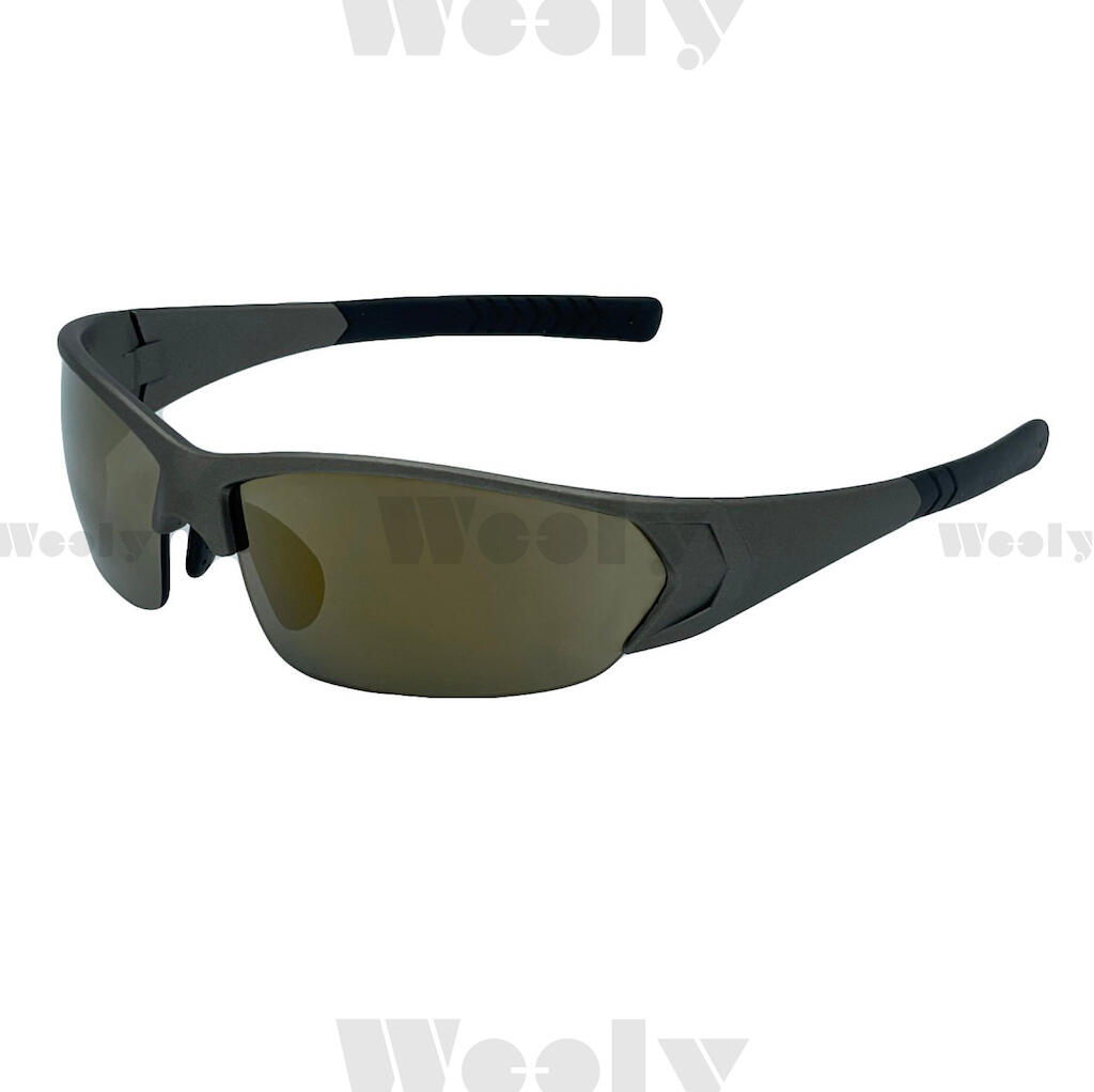 Half Rim Sport Sunglasses D0078 | Durable & Customizable Eyewear | Wooly
